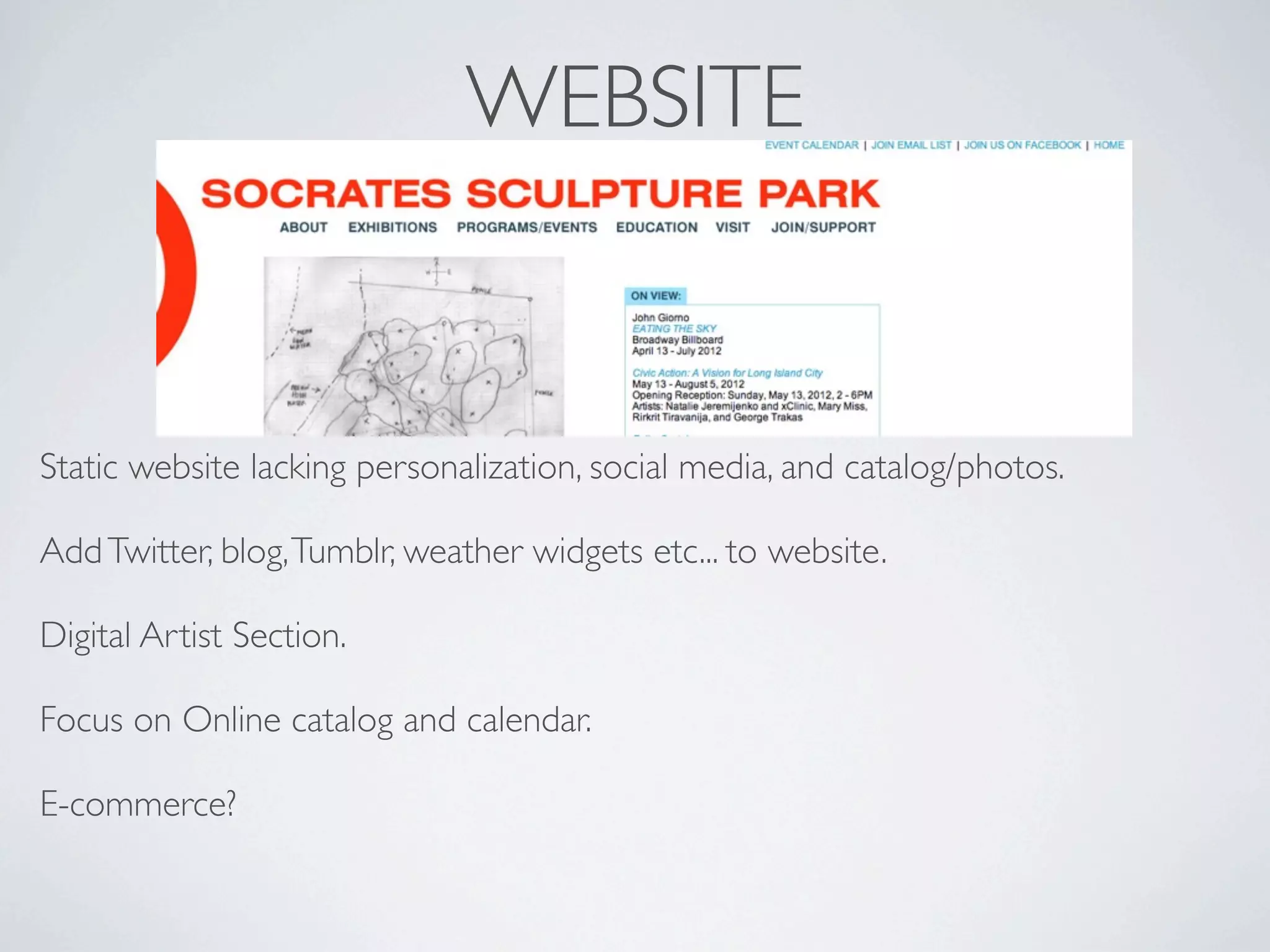 LIS 697-09 Socrates sculpture park | KEY | Museums & Galleries ...