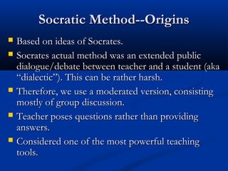 Socratic method | PPT