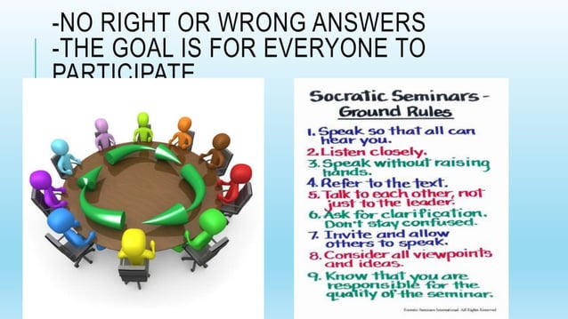 Socratic circle learning style pp | PPTX