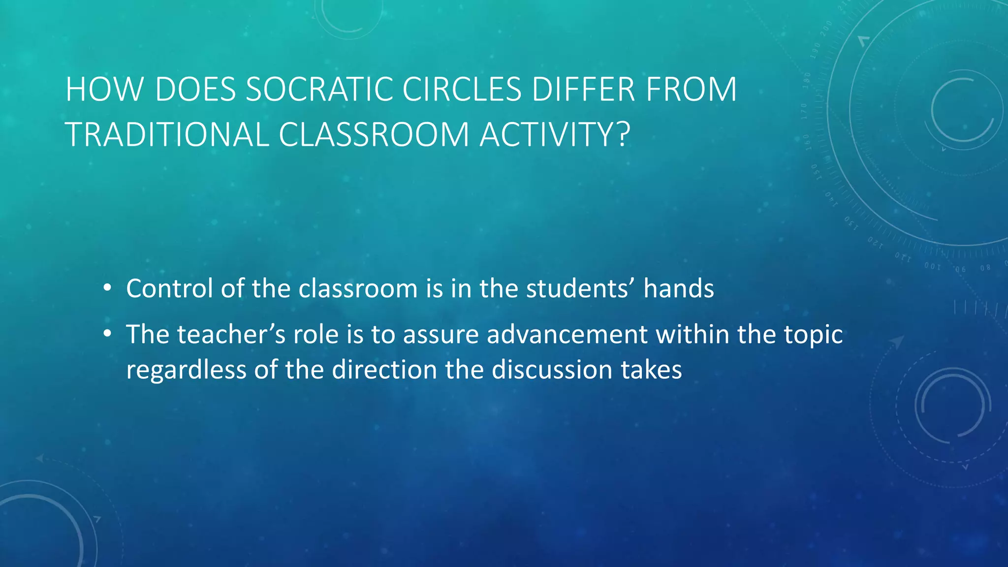 Socratic circles | PPTX | Educational Assessment | Education