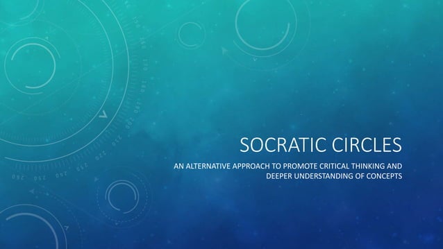 Socratic circles | PPT