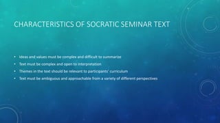Socratic circles | PPTX