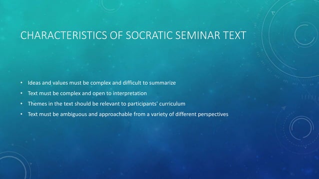 Socratic circles | PPT