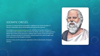 Socratic circles | PPTX | Educational Assessment | Education