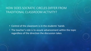 Socratic circles | PPTX | Educational Assessment | Education