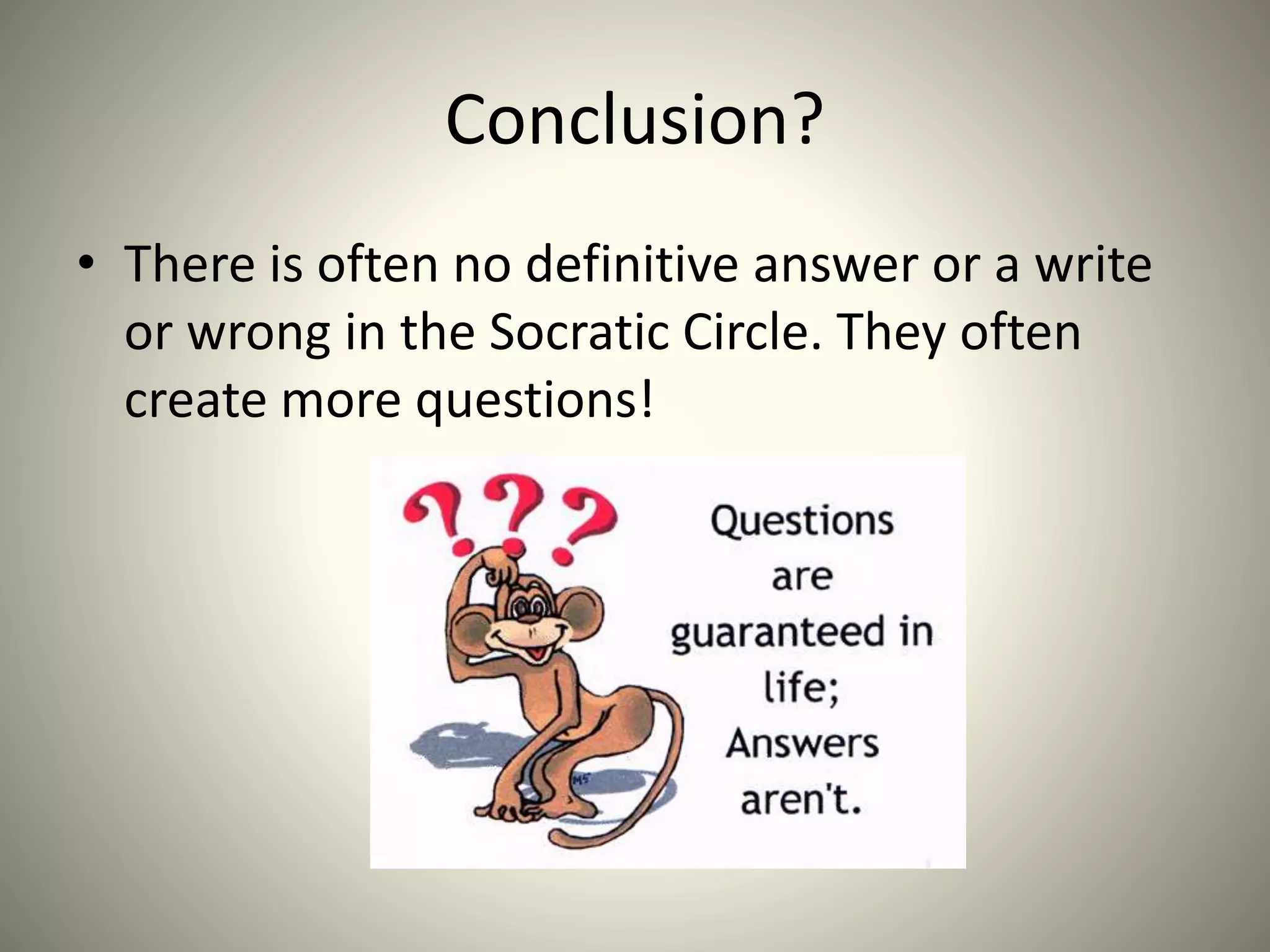 Socratic circles power point presentation | PPTX
