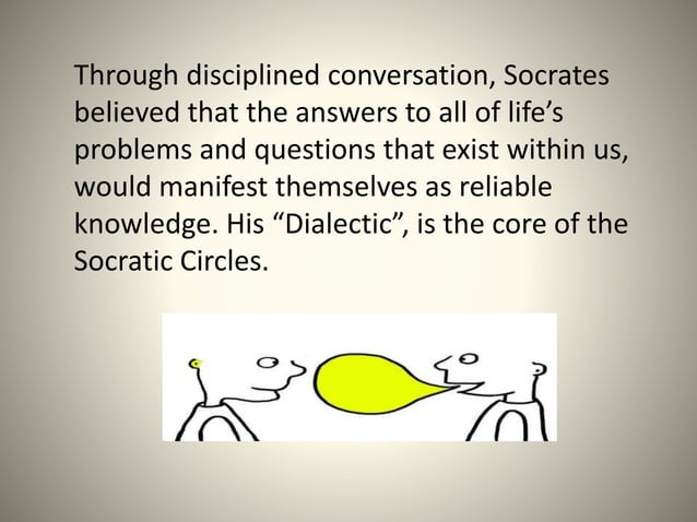 Socratic circles power point presentation | PPT