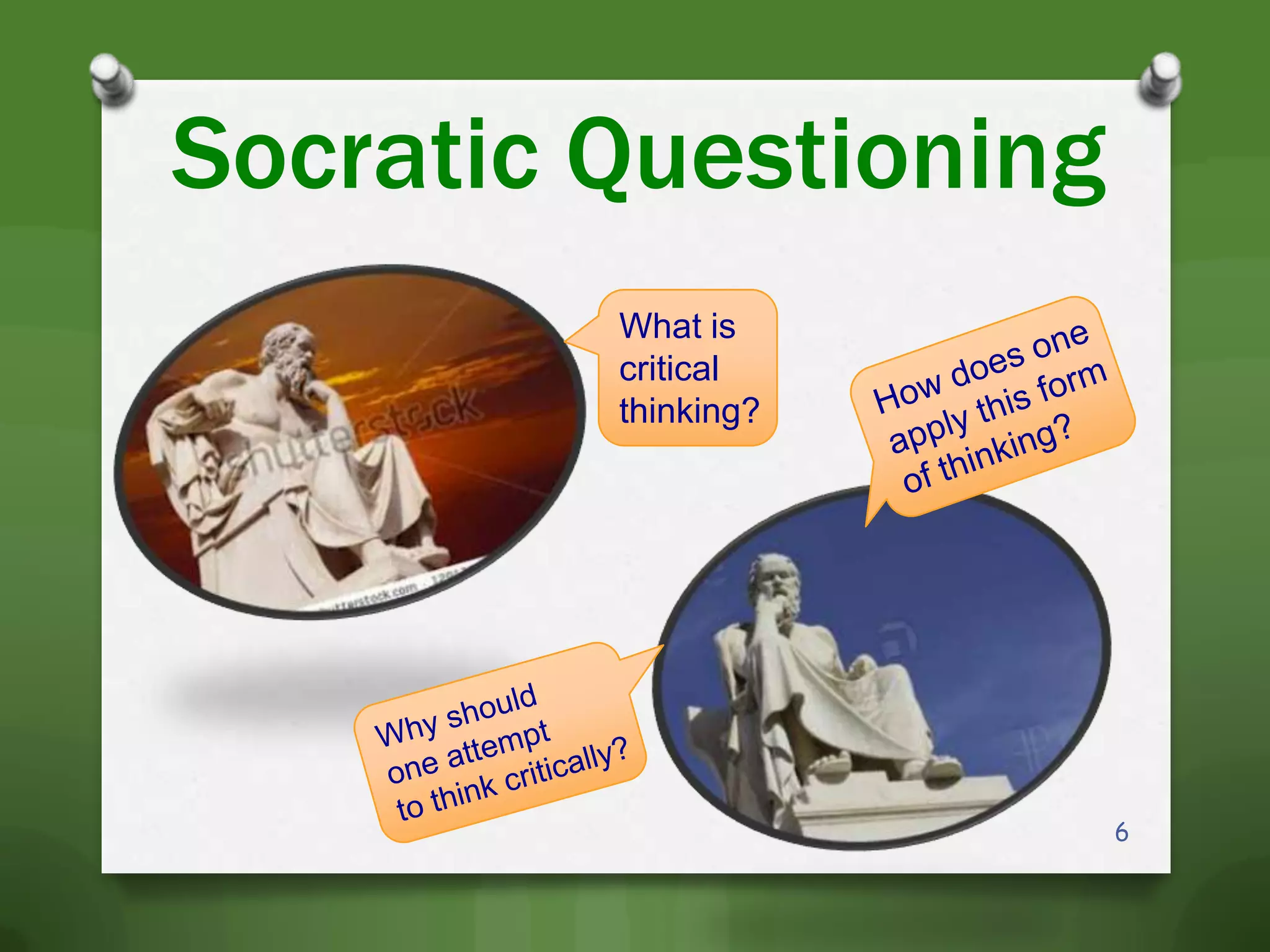 Socratic Questioning - employment skills and strategies | PPTX