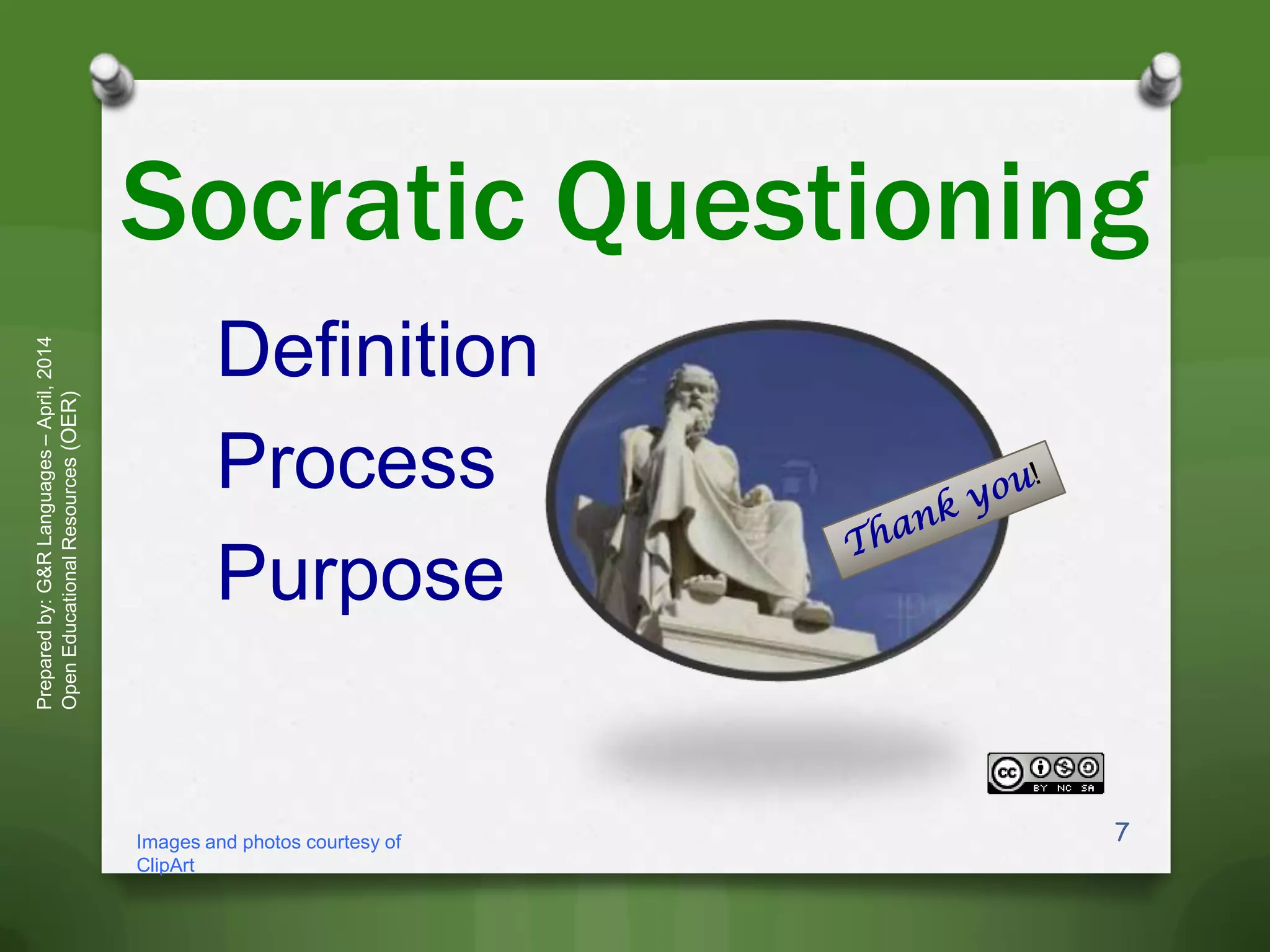 Socratic Questioning - employment skills and strategies | PPTX