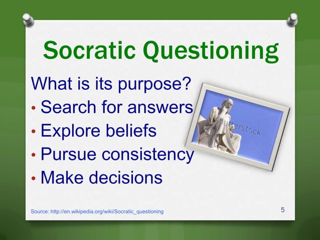 Socratic Questioning - employment skills and strategies | PPTX