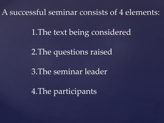 Socratic seminar | PPTX