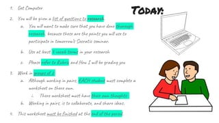 Socratic seminar | PPT