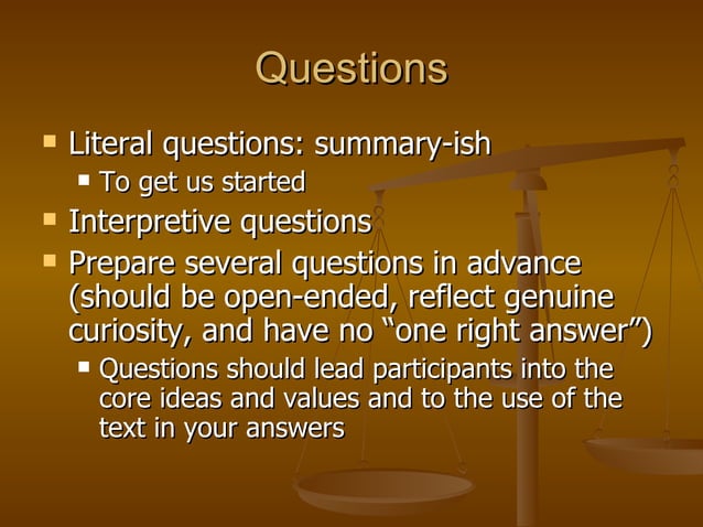 Socratic Seminar Guidelines | PPT | Education