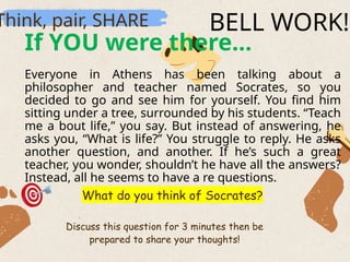 Powerpoint Presentation about Socratic method | PPTX