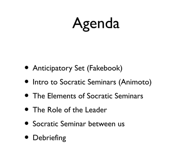 Socratic seminar powerpoint | PPT
