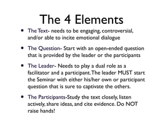 Socratic seminar powerpoint | PPT