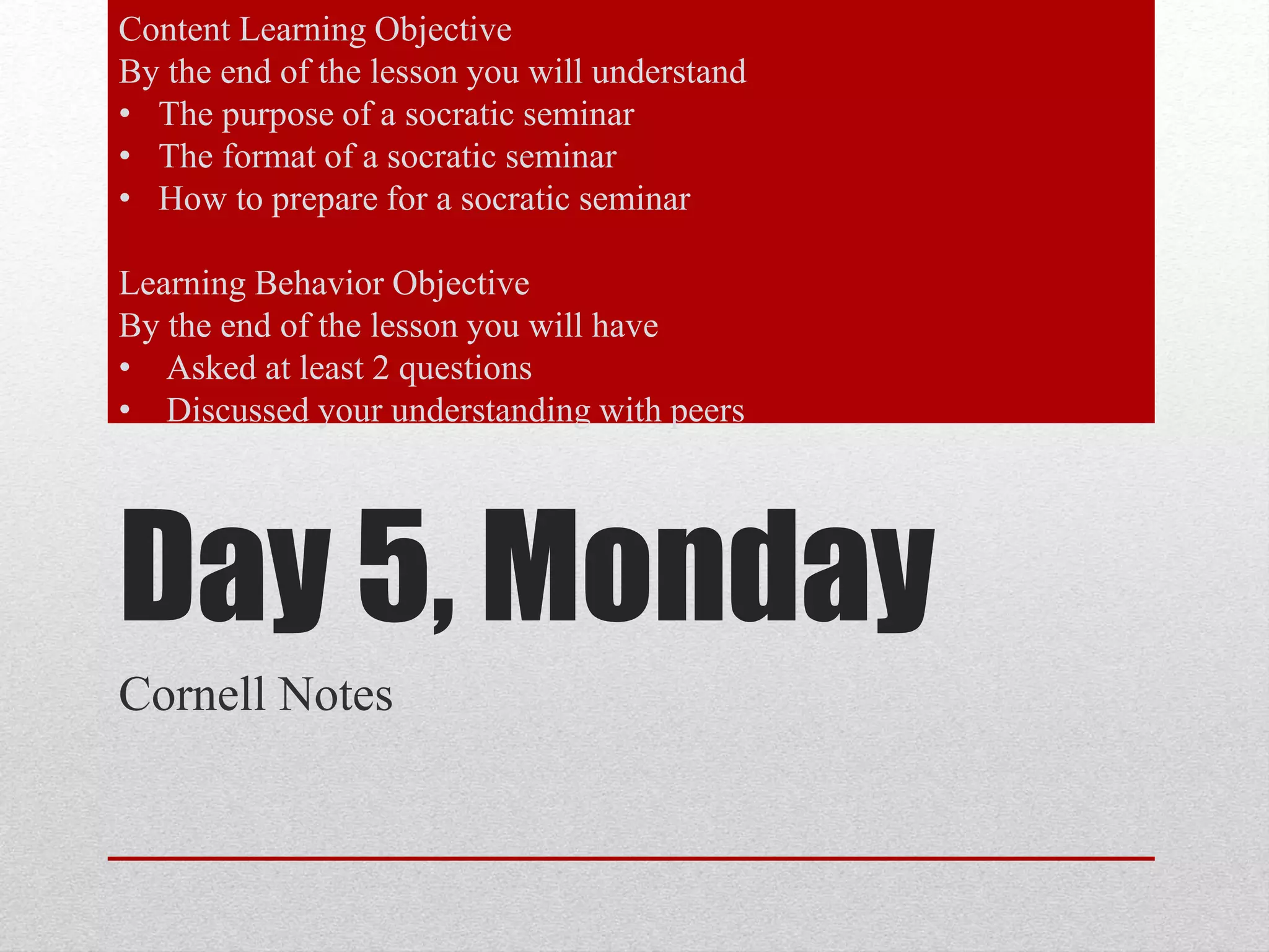 Socratic Seminar Intro | PPT