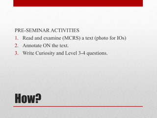 Socratic Seminar Intro | PPT