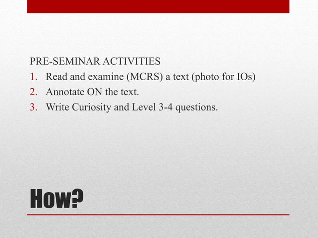 Socratic Seminar Intro | PPT