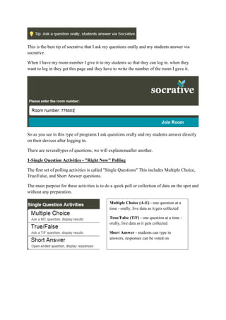 Socrative | DOCX