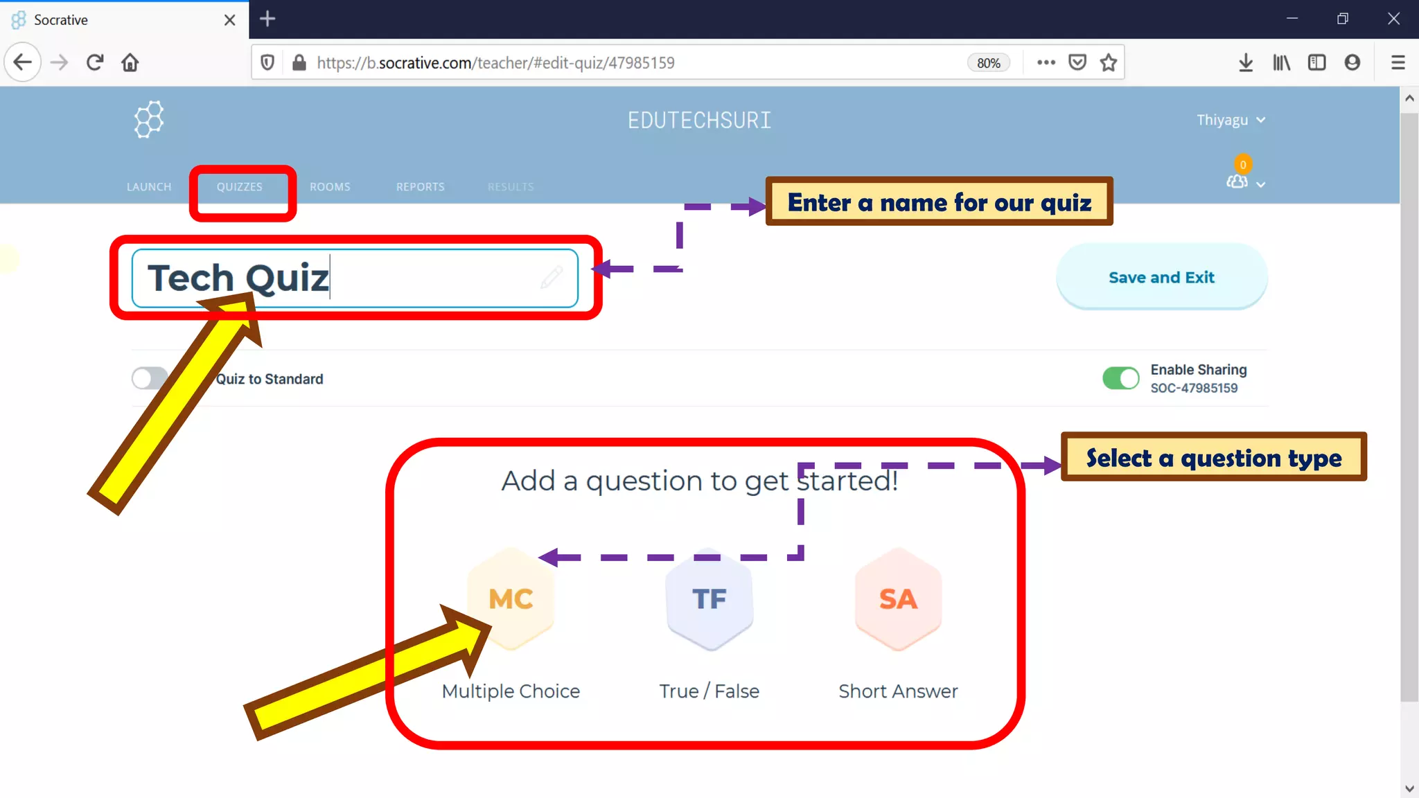 Socrative - Assessment Tool - Thiyagu | PDF