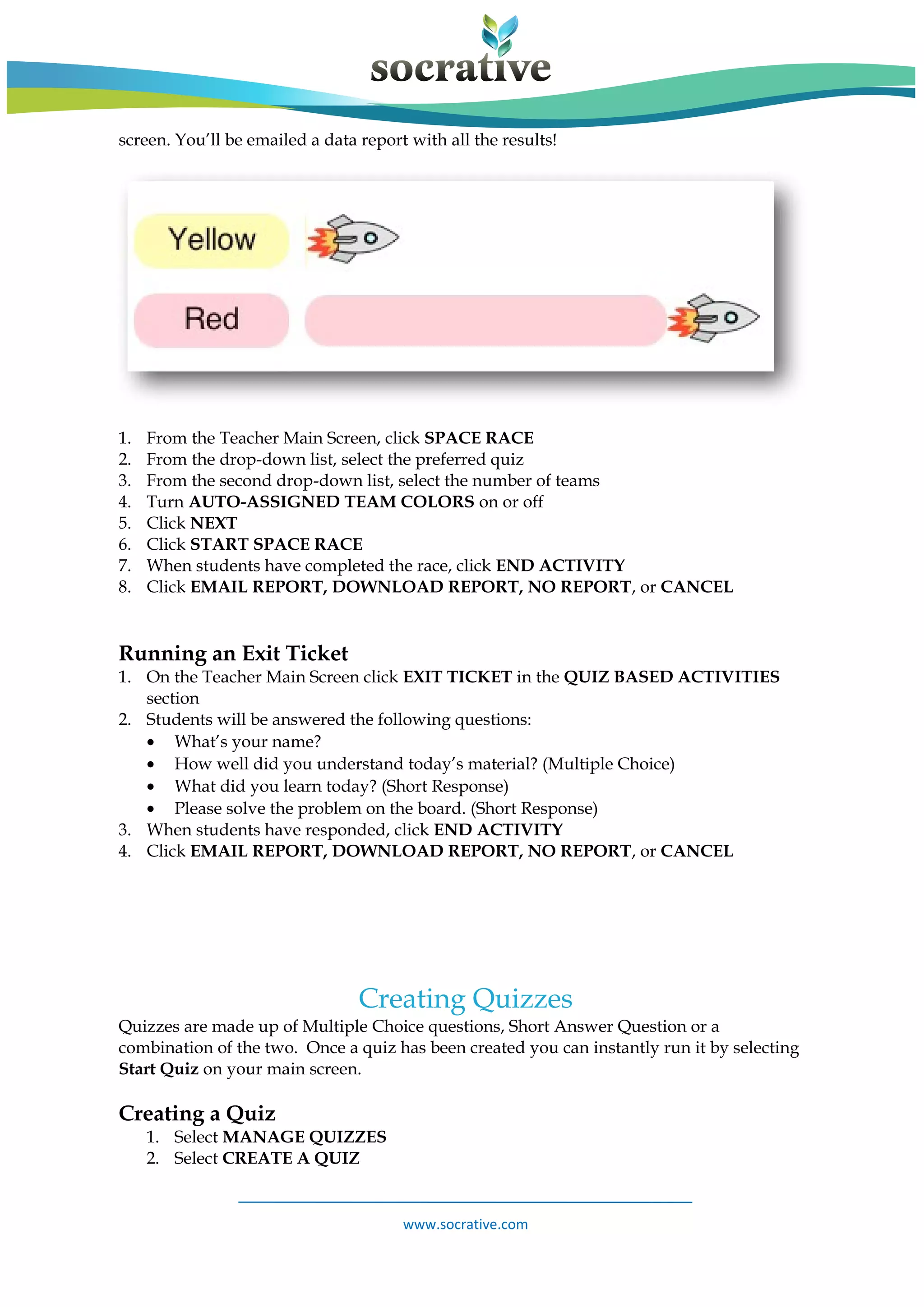 Socrative users-guide-v5 | DOC