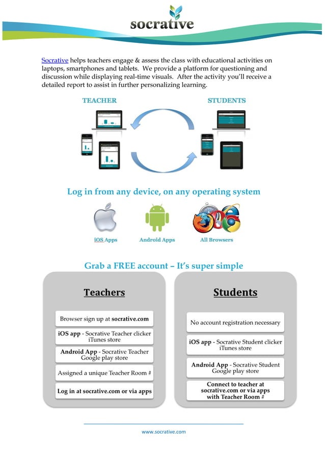Socrative users-guide-v5 | PDF