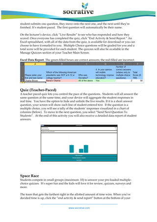 Socrative users-guide-v5 | PDF