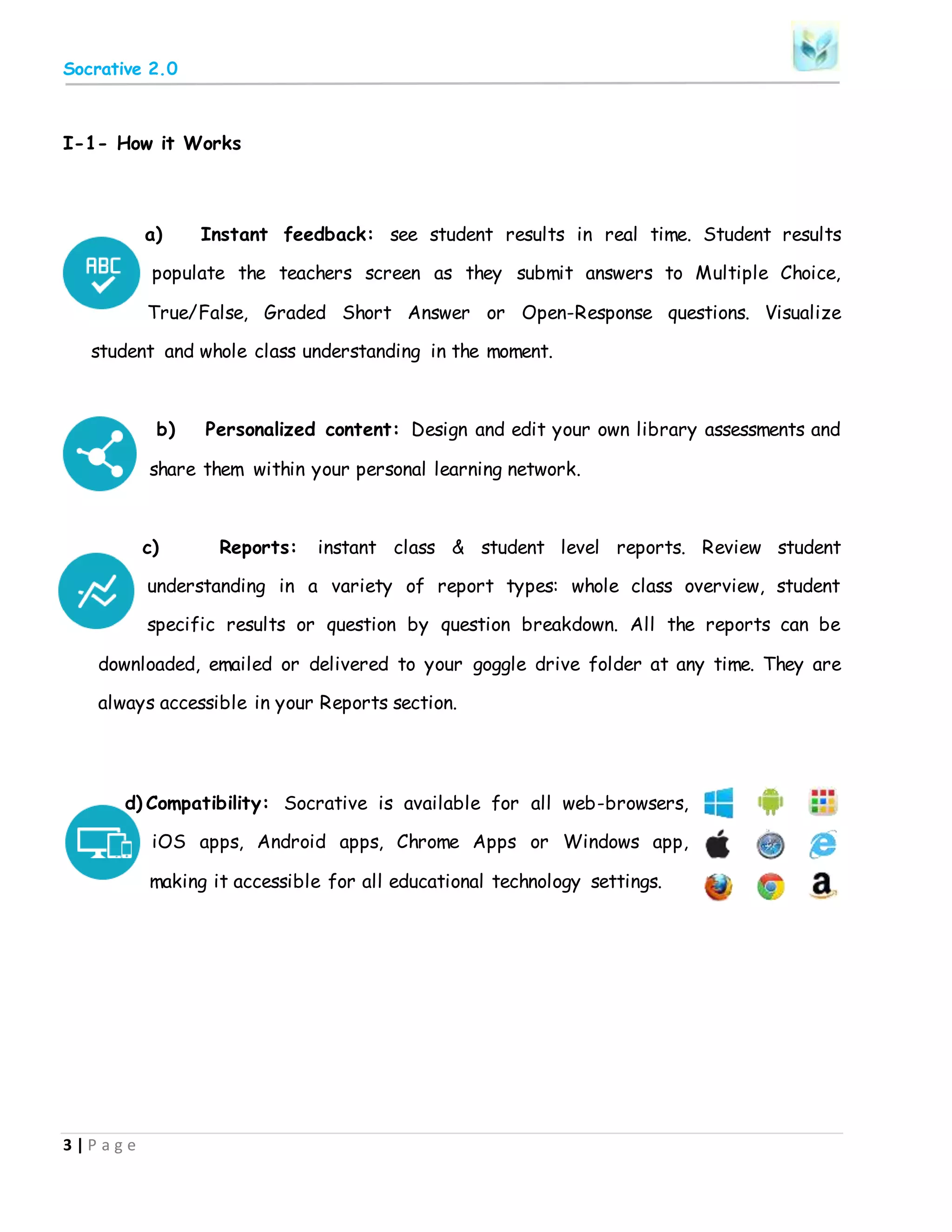 Socrative tutorial | DOCX