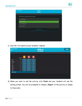 Socrative tutorial | DOCX