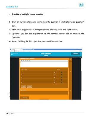 Socrative tutorial | DOCX