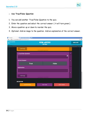 Socrative tutorial | DOCX