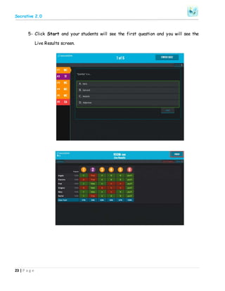 Socrative tutorial | DOCX