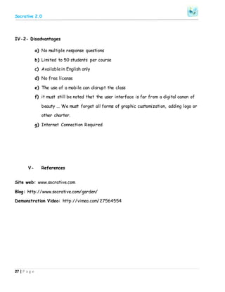 Socrative tutorial | DOCX