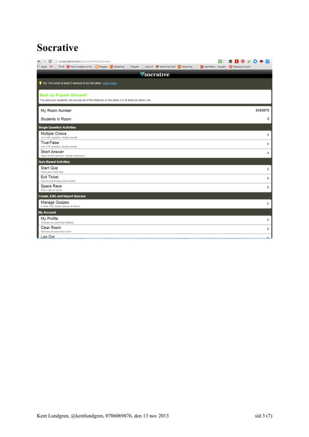 Socrative med flera_liknande_program | PDF