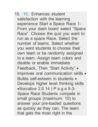 Socrative tutorial new | PDF