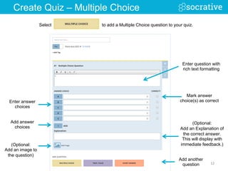 Socrative userguide | PDF