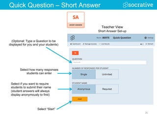 Socrative userguide | PDF
