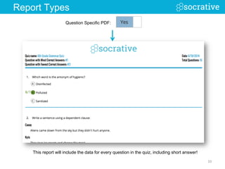 Socrative user guide | PDF