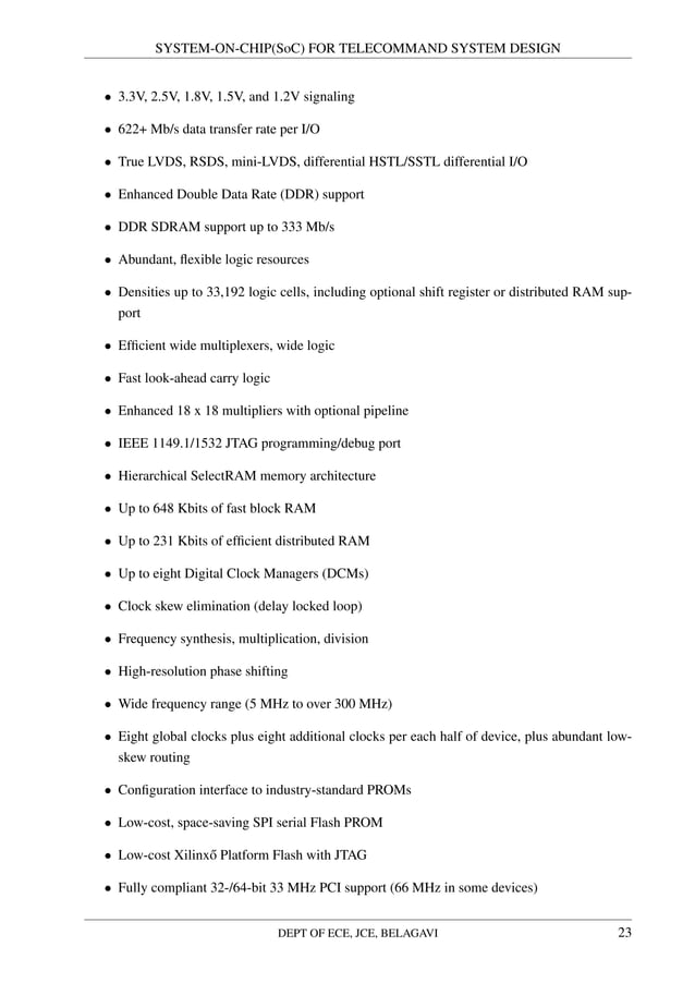 system on chip for telecommand system design | PDF