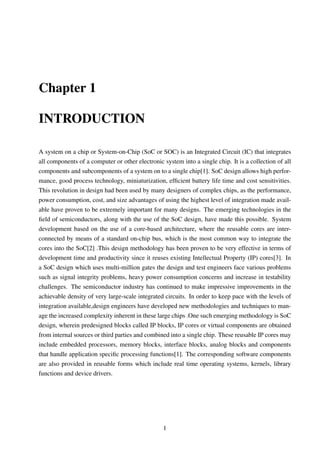 system on chip for telecommand system design | PDF