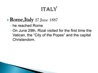 SocSci- Rizal as a Traveler | PPTX