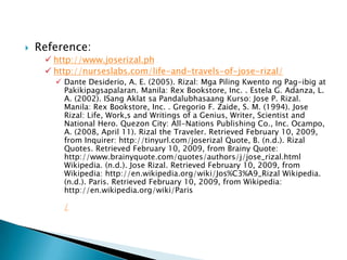 SocSci- Rizal as a Traveler | PPTX