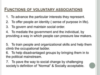 Voluntary Association and the Iron Law of Oligarchy | PPT