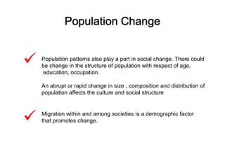 Sources of Social Change | PPTX