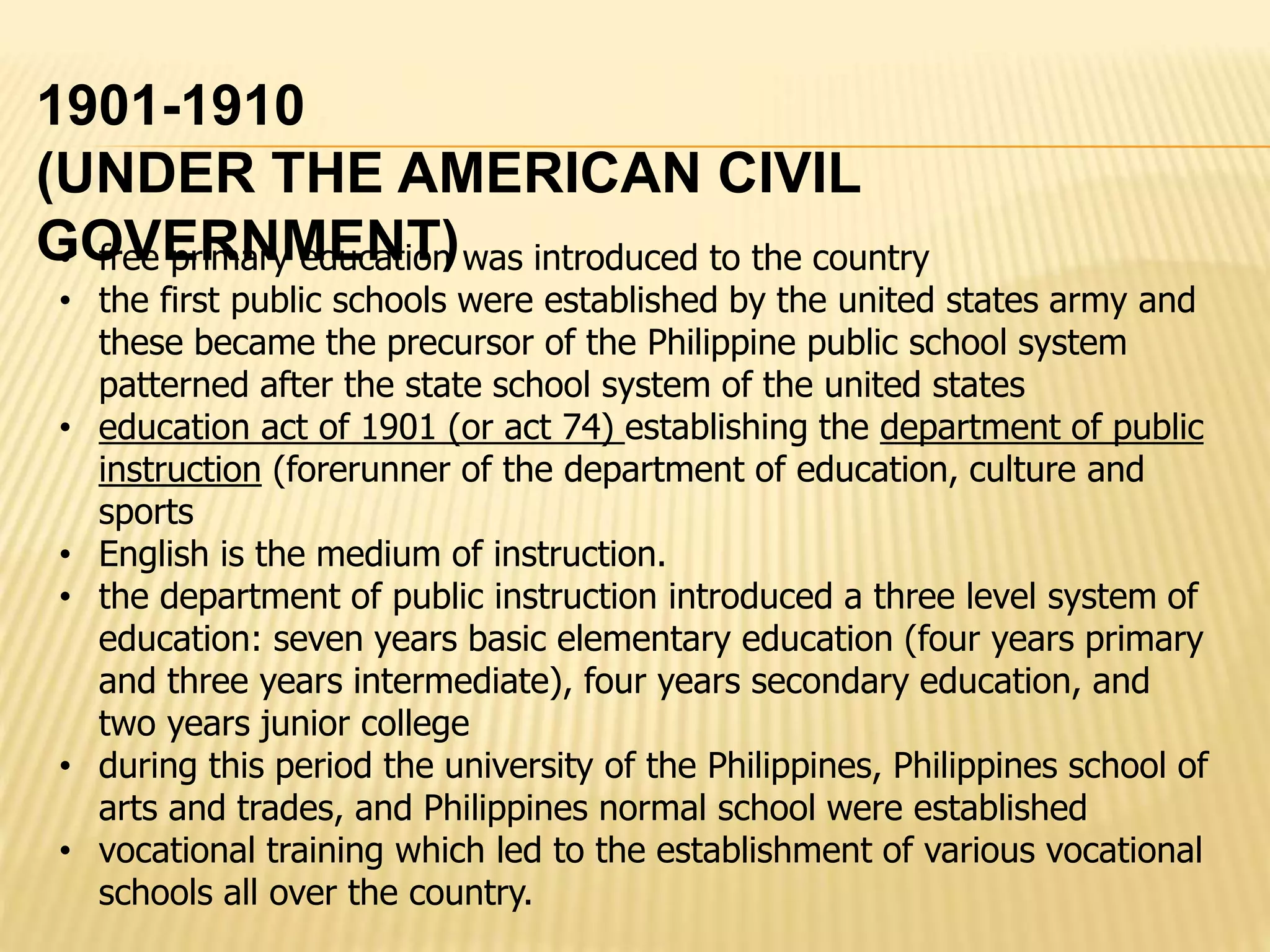 history of education | PPTX