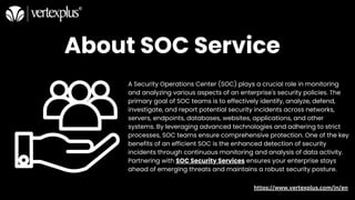 SOC Services in Singapore: Enhancing Cybersecurity for Your Business | PDF