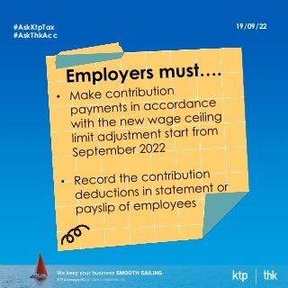 SOCSO Enforce New Salary Ceiling Limit for Contributions[7991].pptx