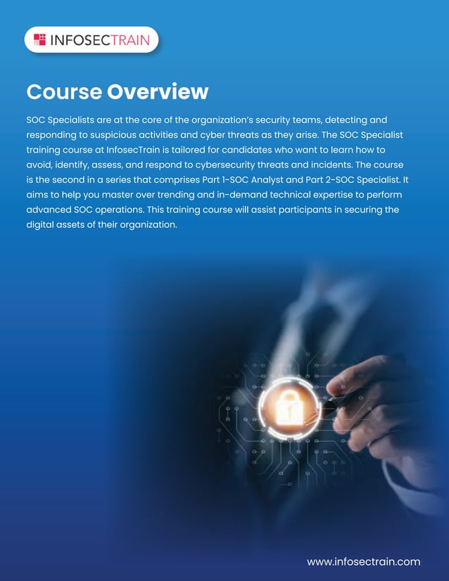 Security operations center_Specialist_training_course_content | PDF