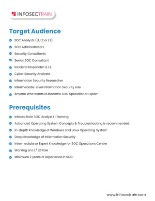 Security operations center_Specialist_training_course_content | PDF